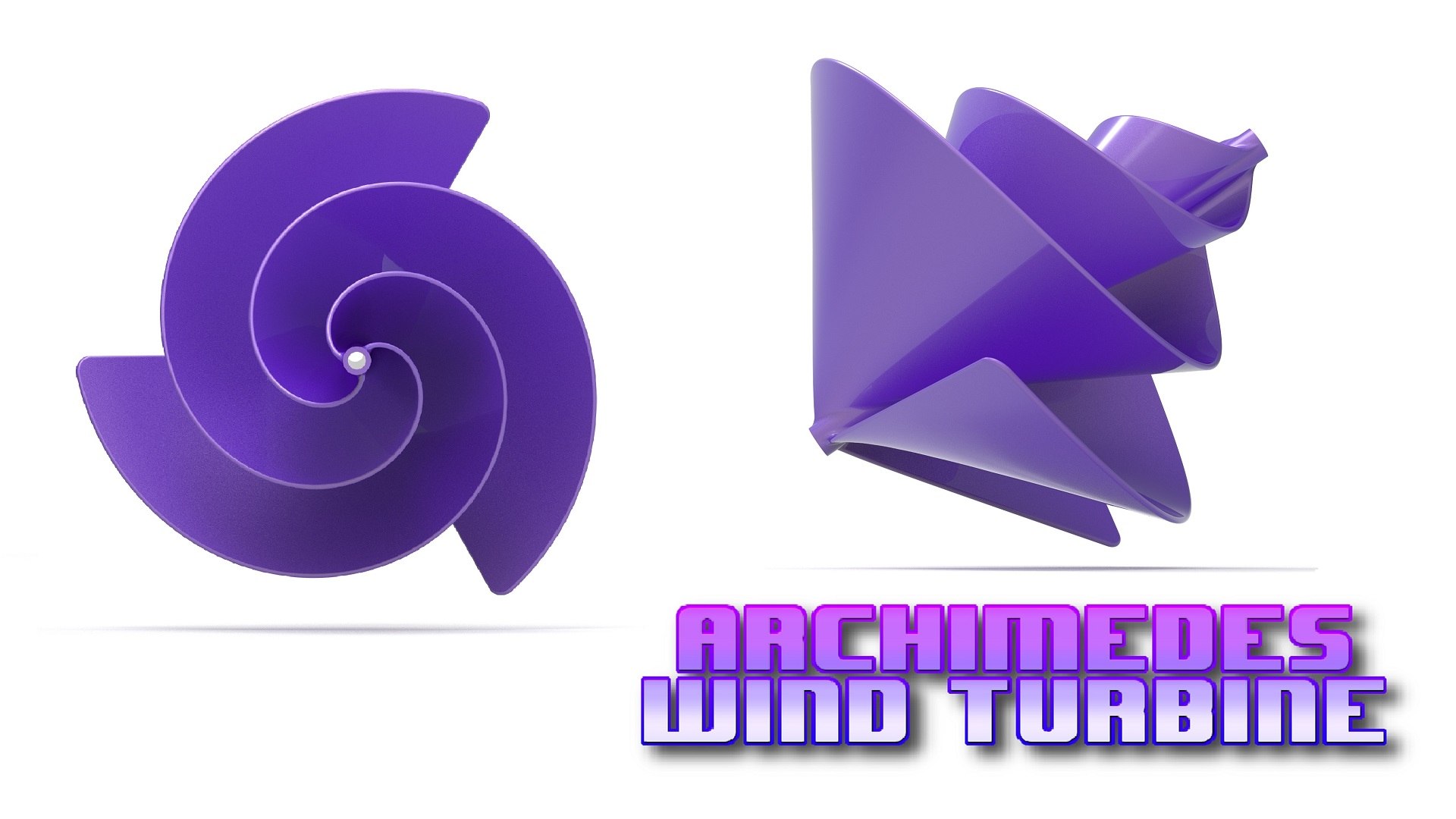 Archimedes Wind Turbine - TurboSquid 2368686