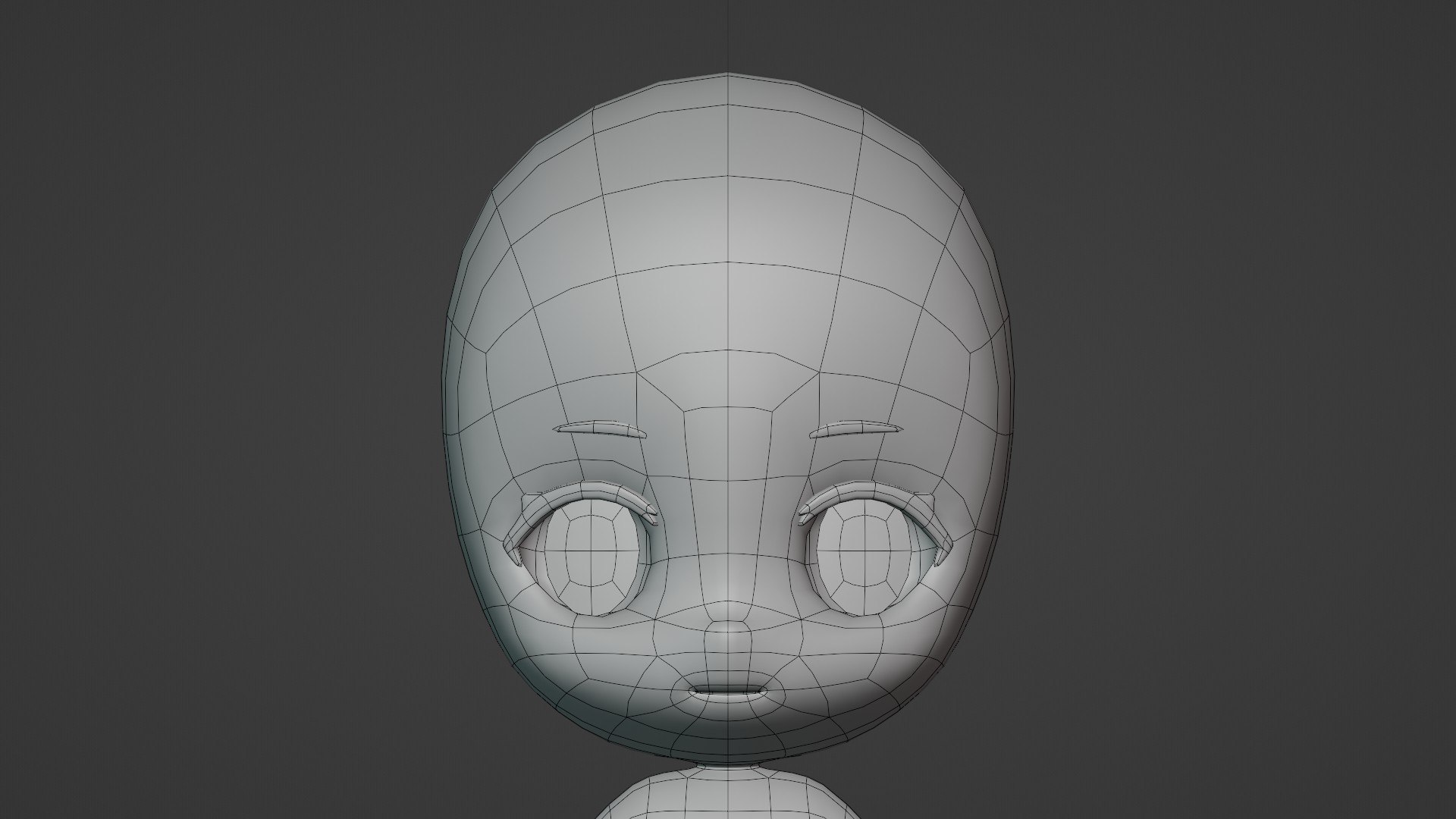 3D Chibi Character Base Model - TurboSquid 2392964