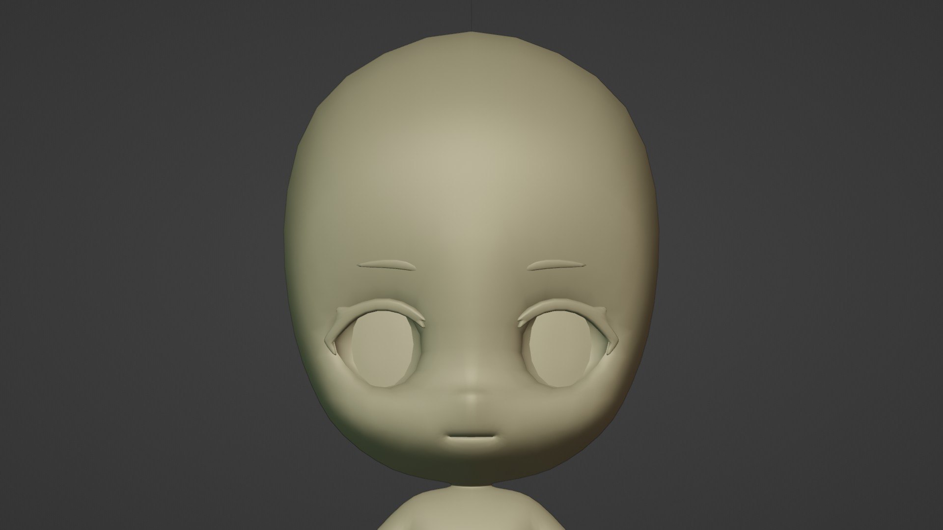 3D Chibi Character Base Model - TurboSquid 2392964