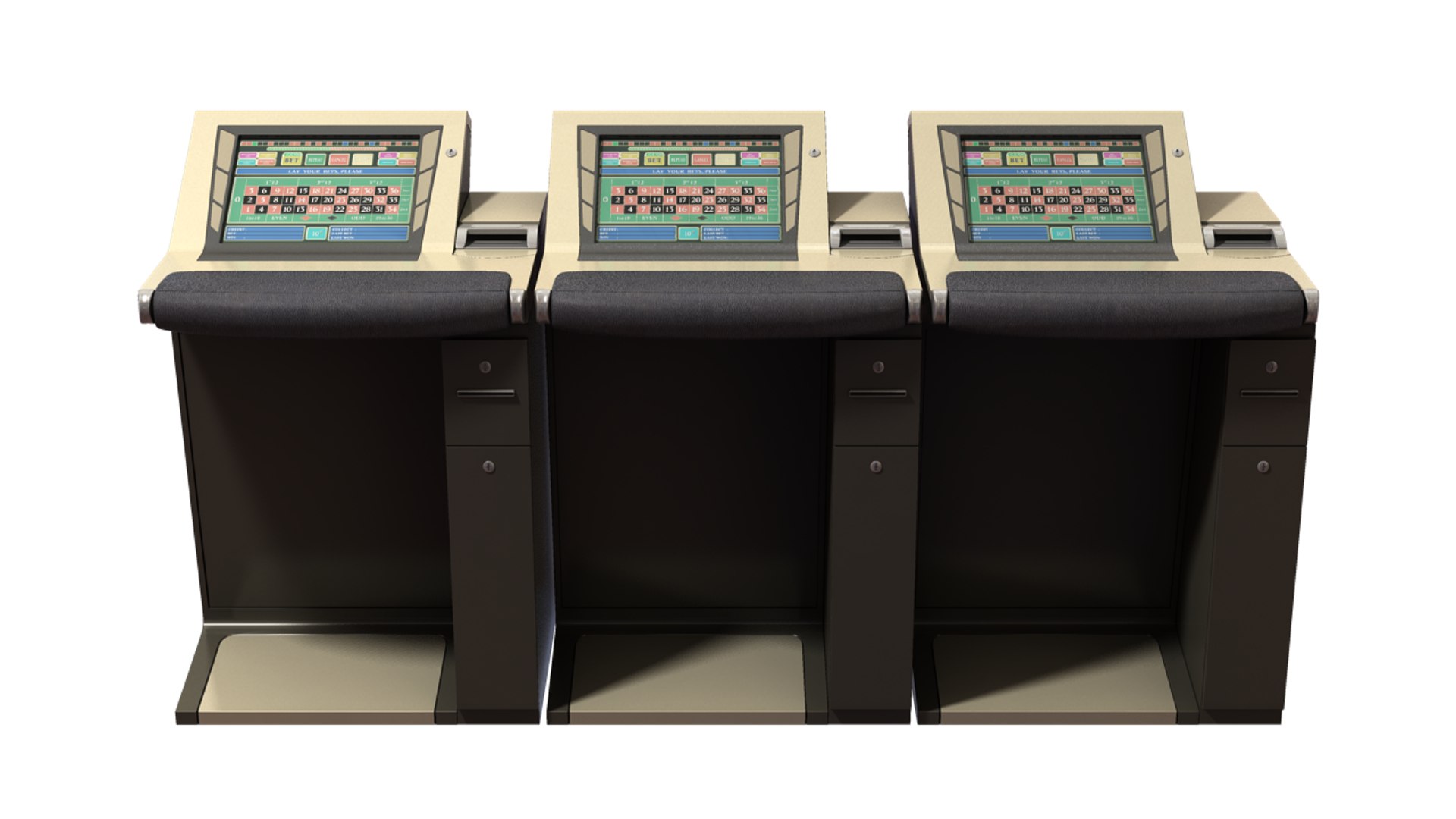 maya electronic roulette casino cabinet