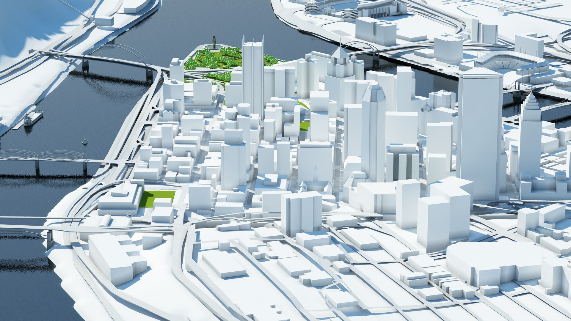 3d Model Pittsburgh City
