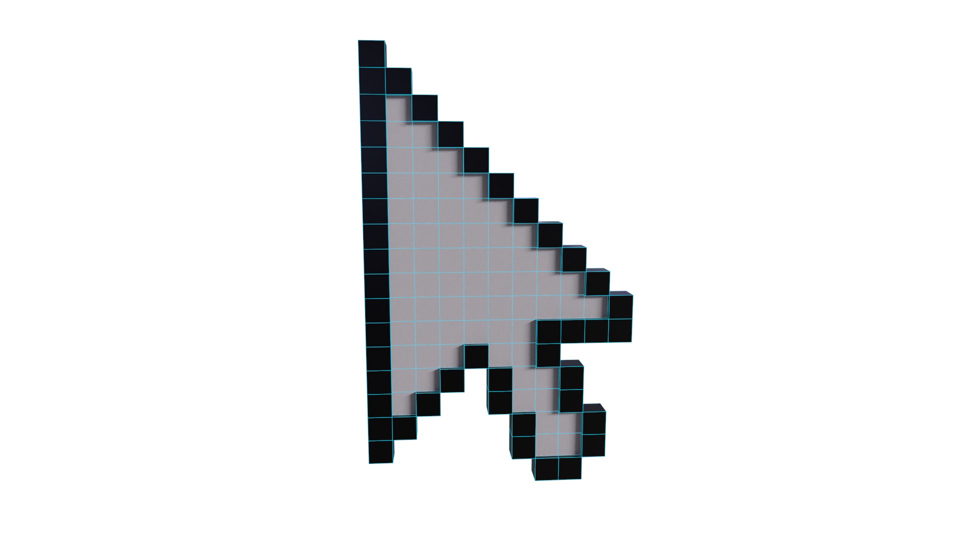 Mouse Cursor 3D Model - TurboSquid 1785119