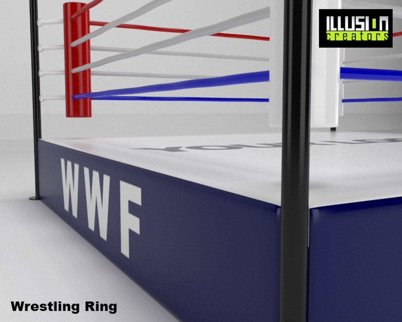 Wrestling Ring 3D Model - TurboSquid 1382361