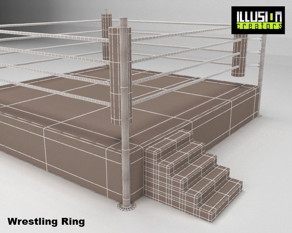 modelo 3d Anillo de lucha - TurboSquid 1382361