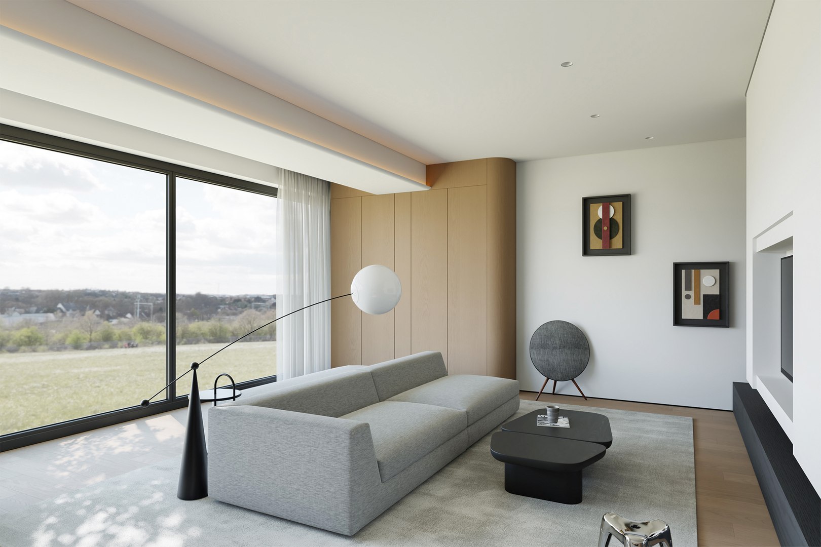 3D Modern Living Room Dining Room Model - TurboSquid 2401024