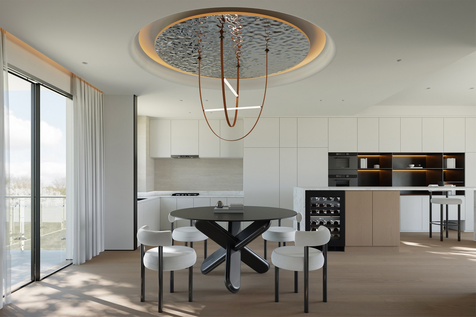 3D Modern Living Room Dining Room Model - TurboSquid 2401024