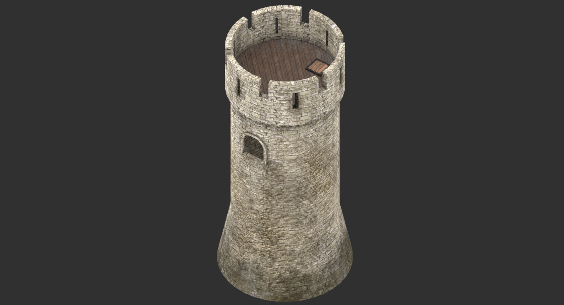 Blender Tower Model - TurboSquid 1333177
