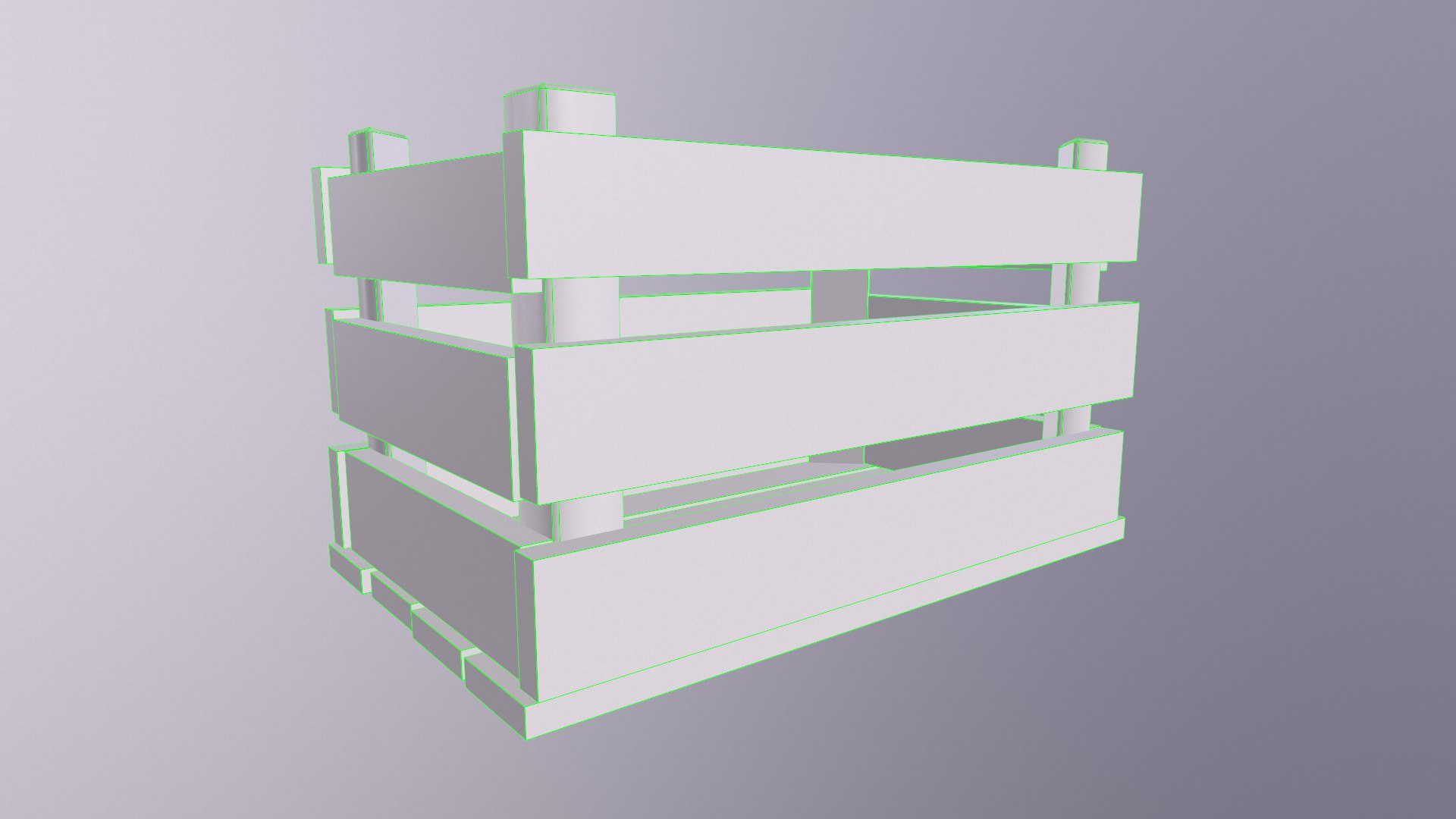 Free 3D Stylized Wood Crate - TurboSquid 1962700