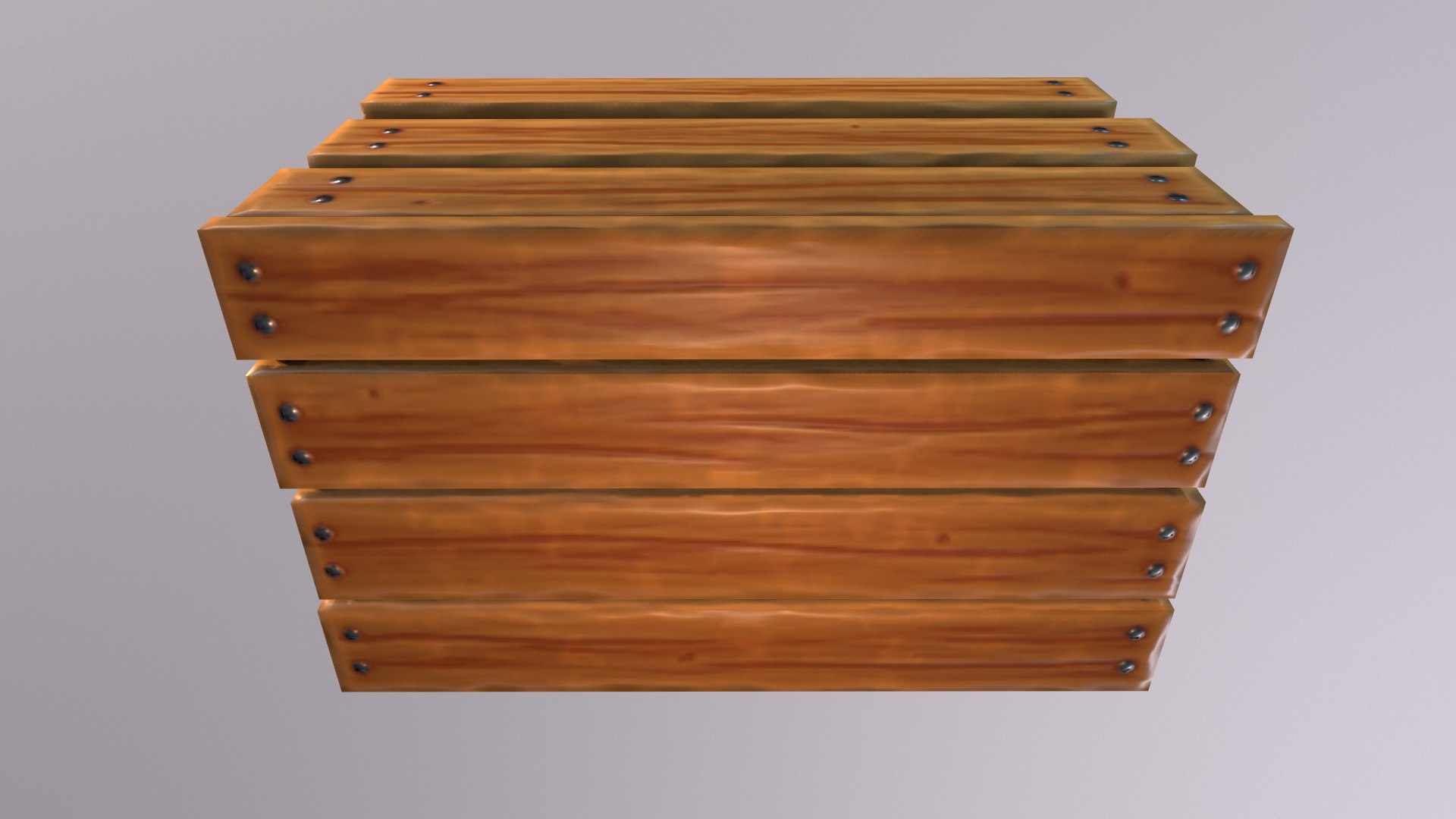 Free 3D Stylized Wood Crate - TurboSquid 1962700