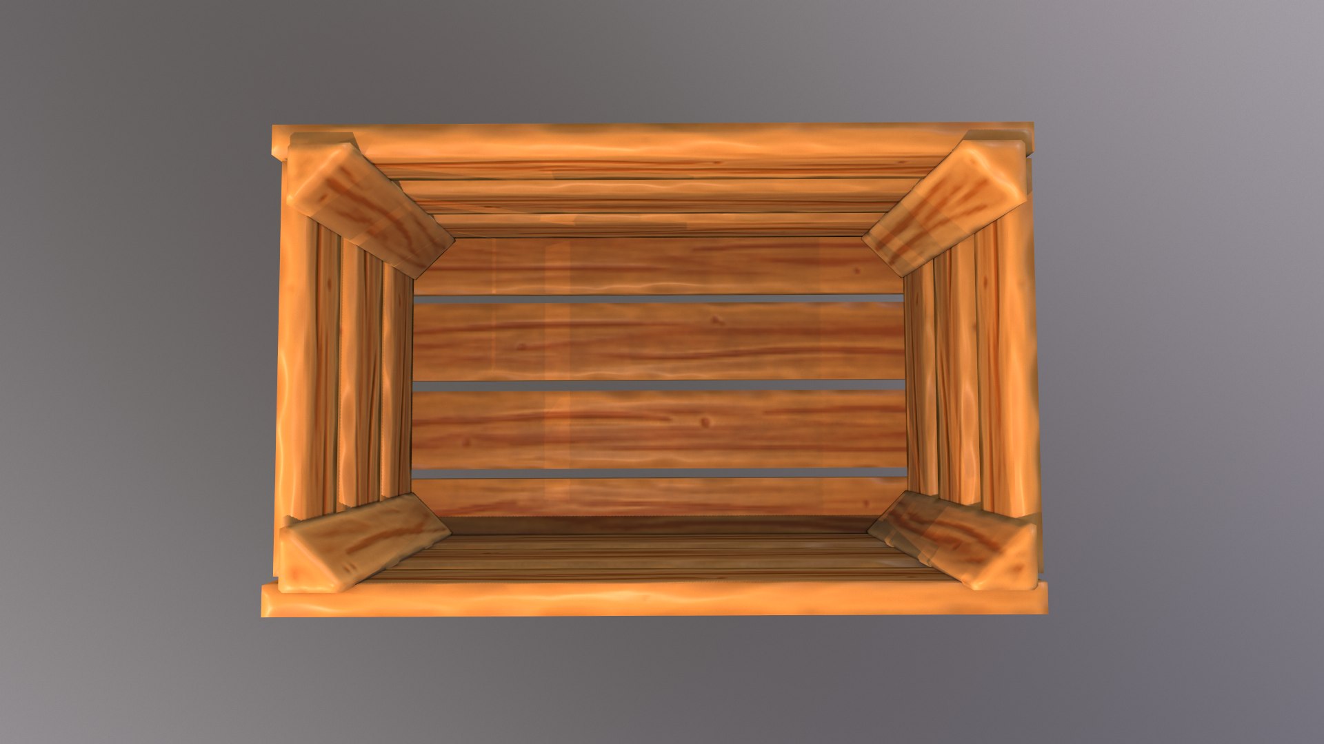 Free 3D Stylized Wood Crate - TurboSquid 1962700