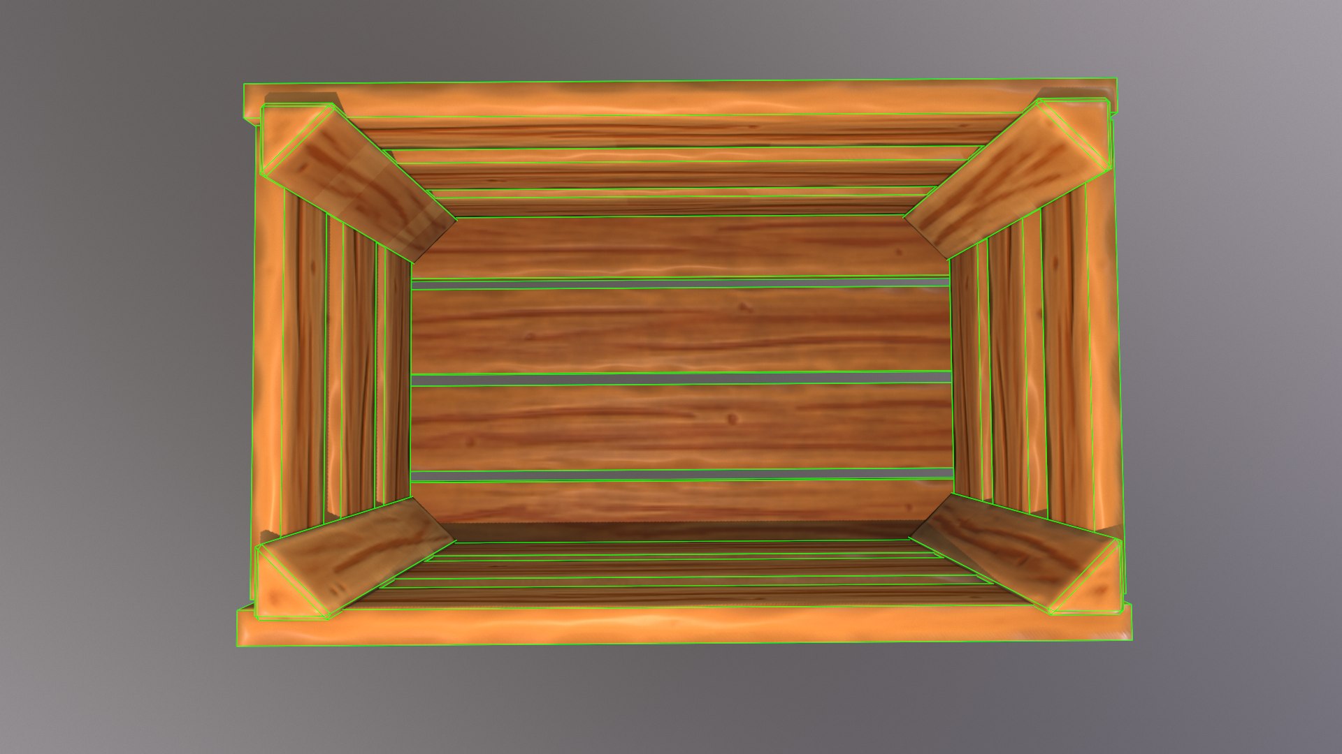 Free 3D Stylized Wood Crate - TurboSquid 1962700