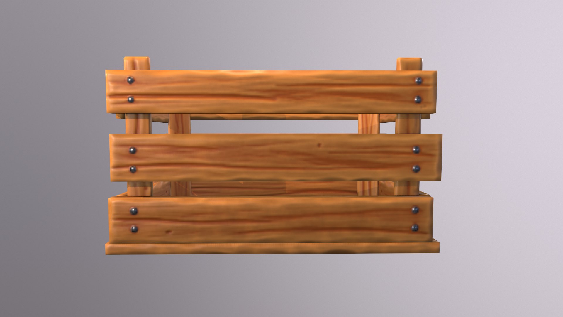 Free 3D Stylized Wood Crate - TurboSquid 1962700