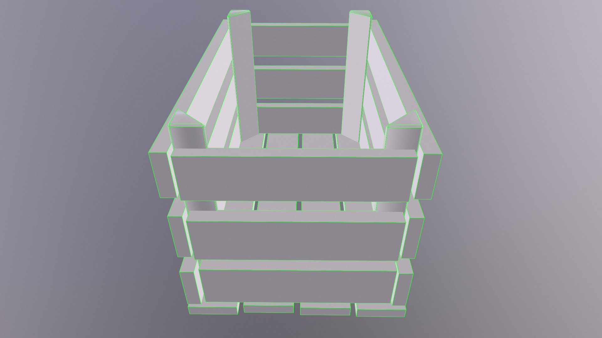 Free 3D Stylized Wood Crate - TurboSquid 1962700