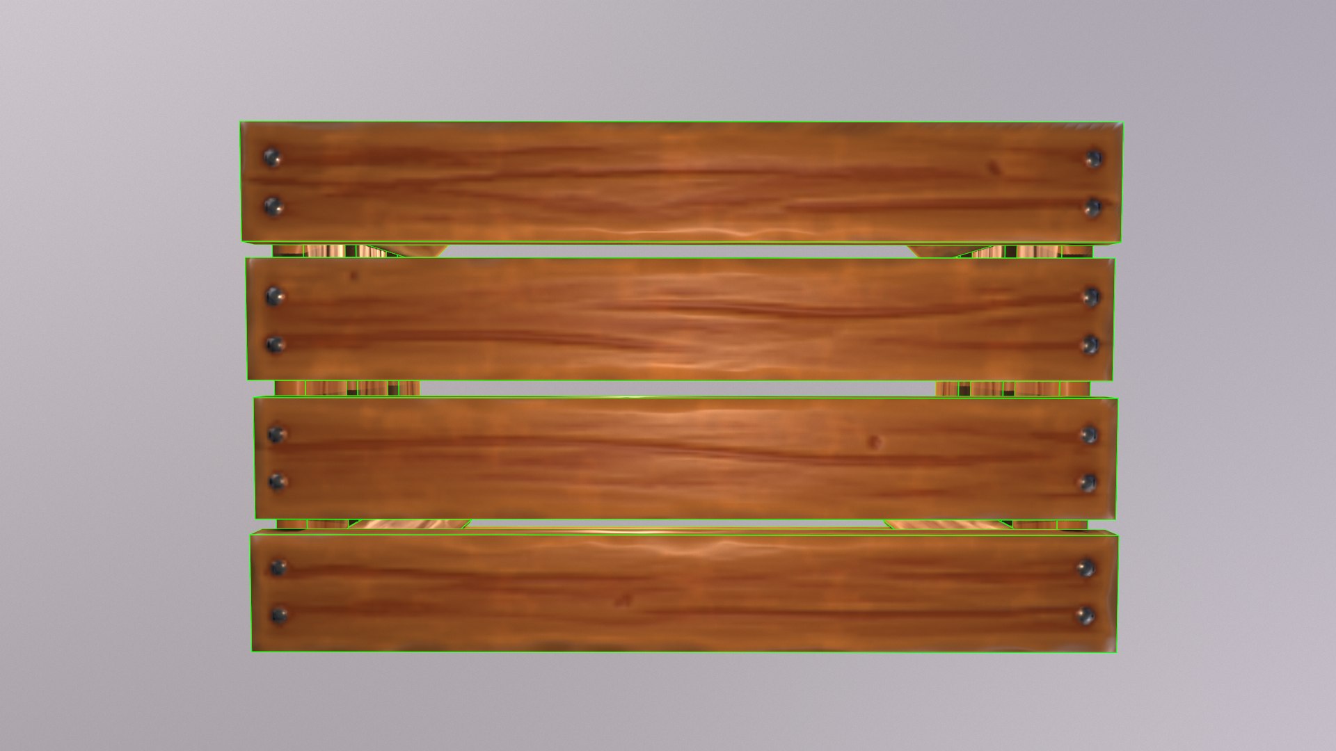Free 3D Stylized Wood Crate - TurboSquid 1962700