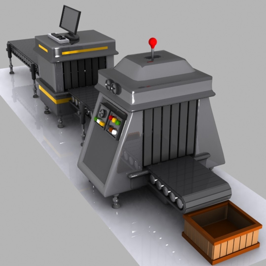 Cartoon Production Security 3d Model