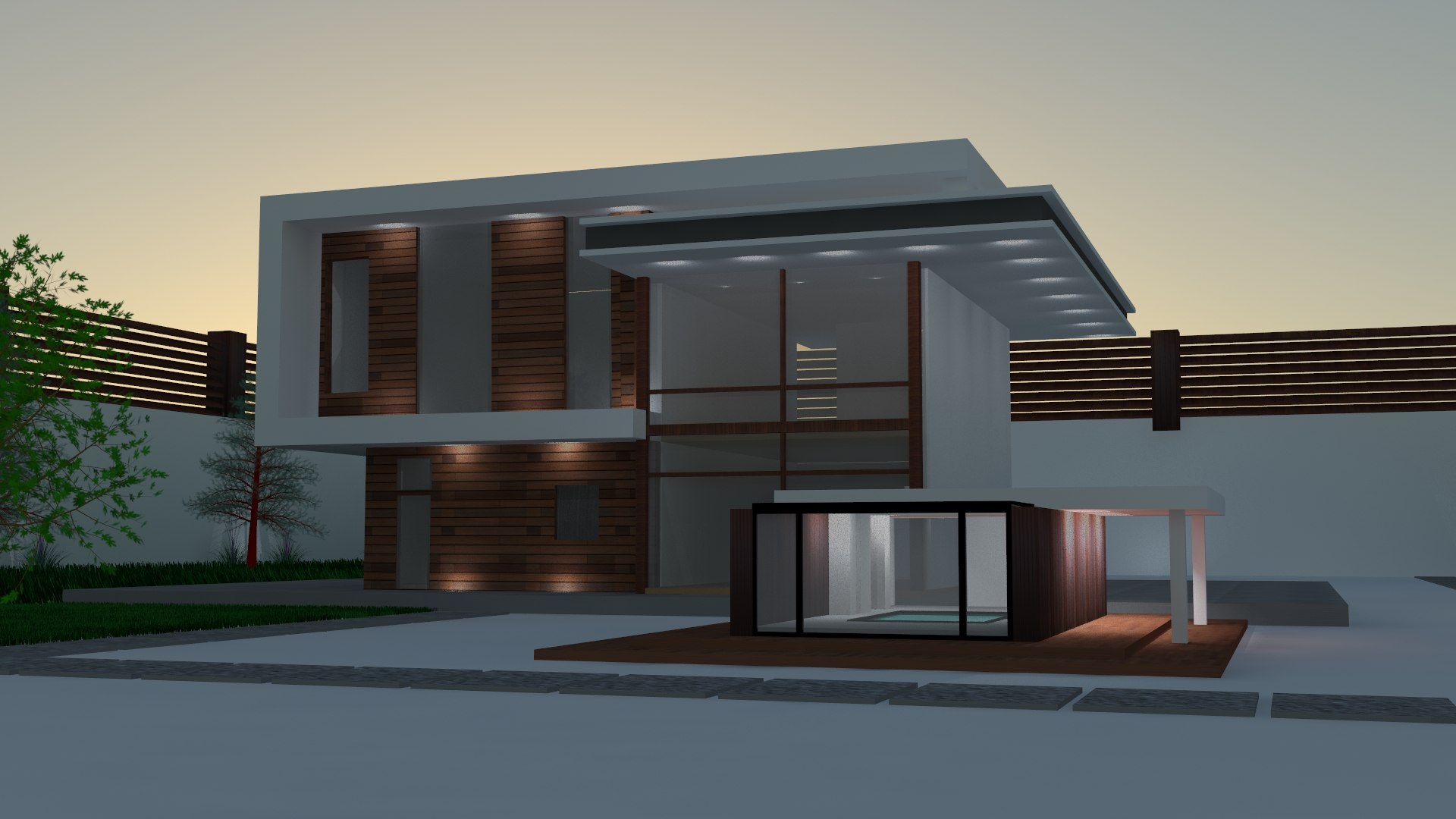 Modern Architecture House 3d Max