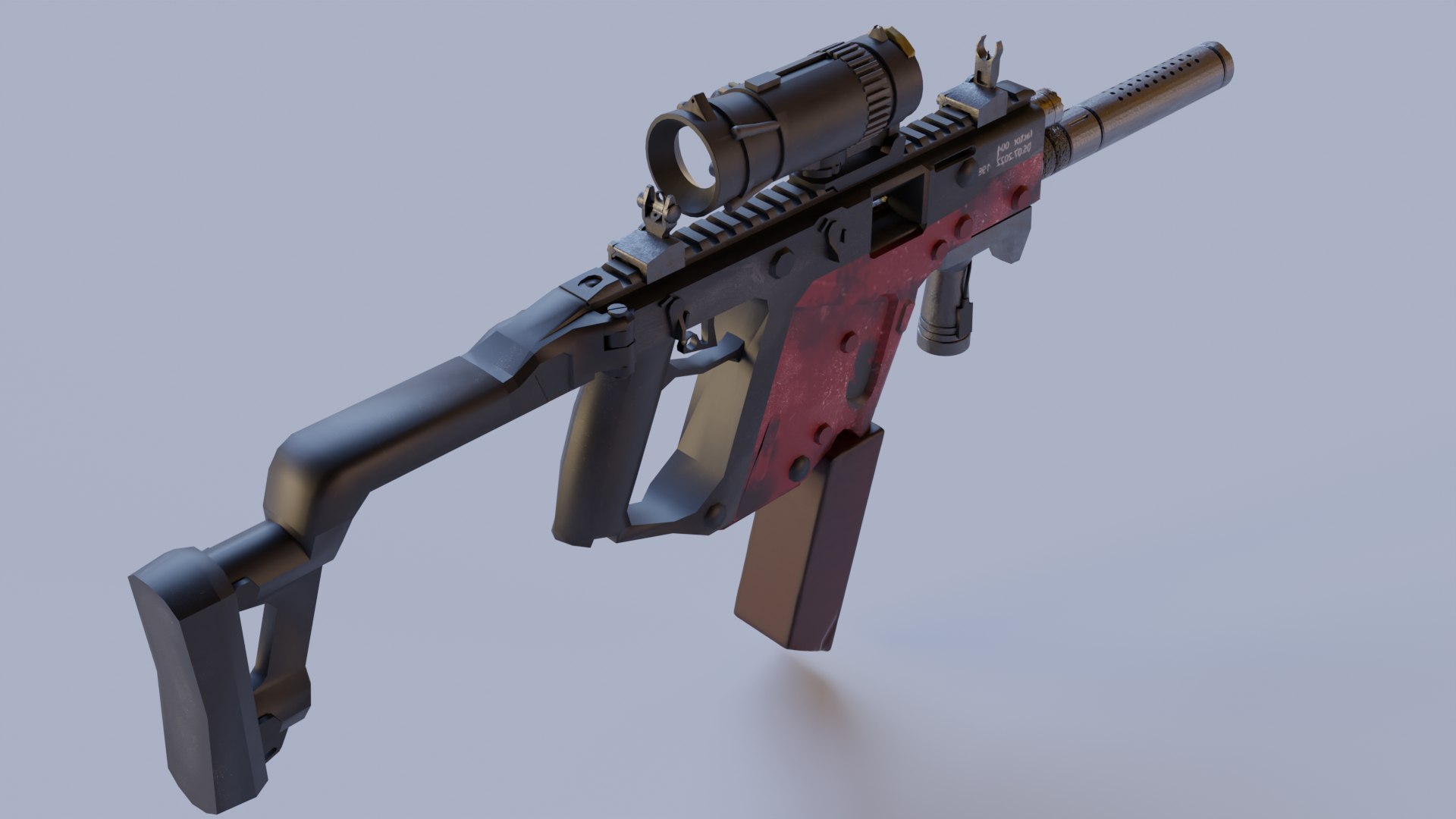 Vector Weapon 3D Model - TurboSquid 1971399