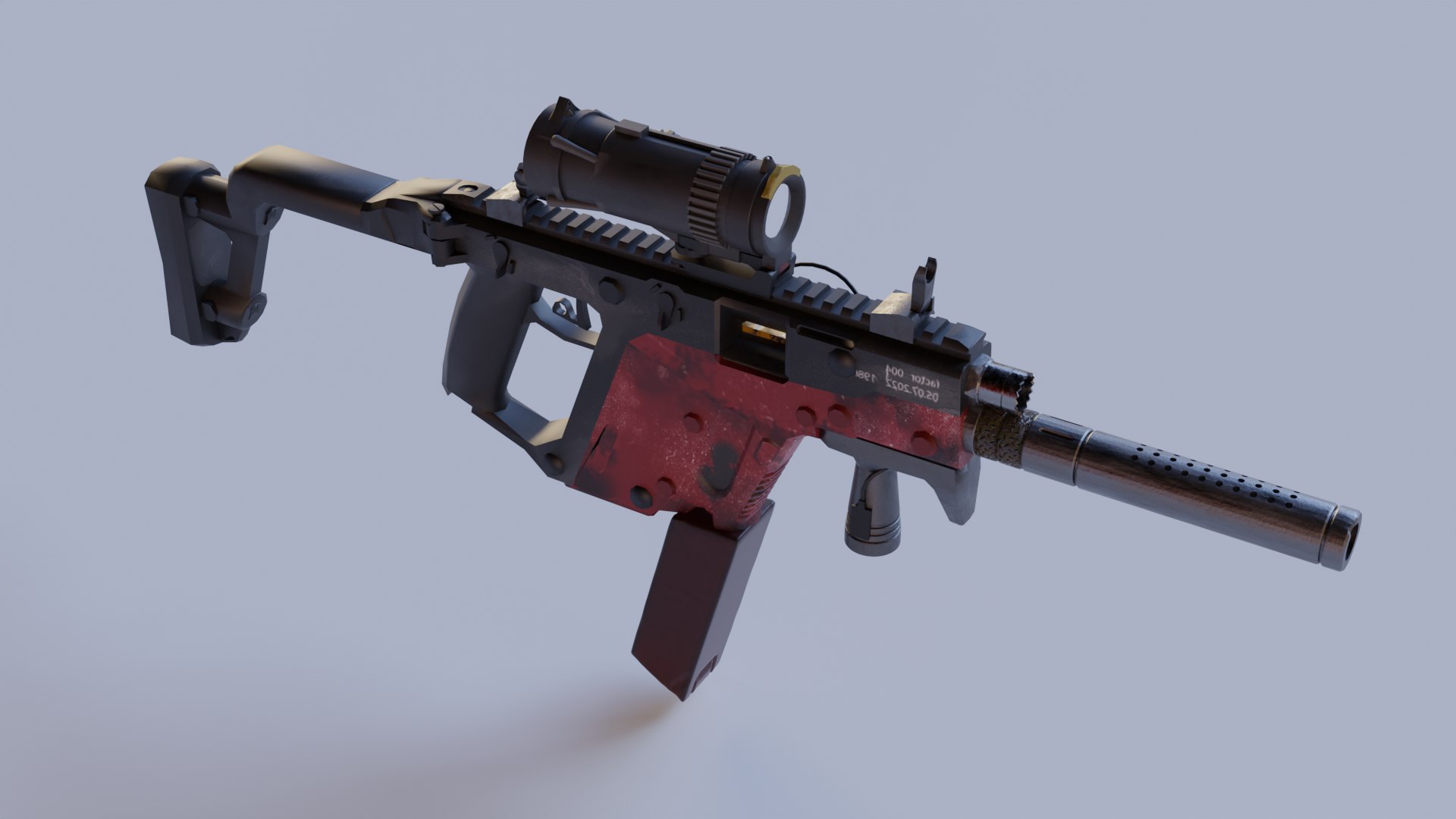 Vector Weapon 3D Model - TurboSquid 1971399