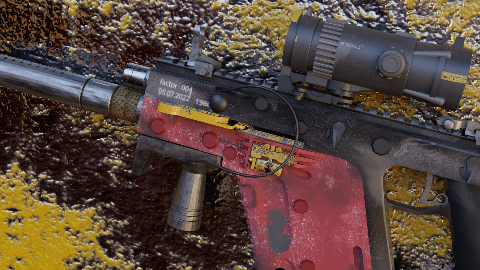 Vector Weapon 3D Model - TurboSquid 1971399