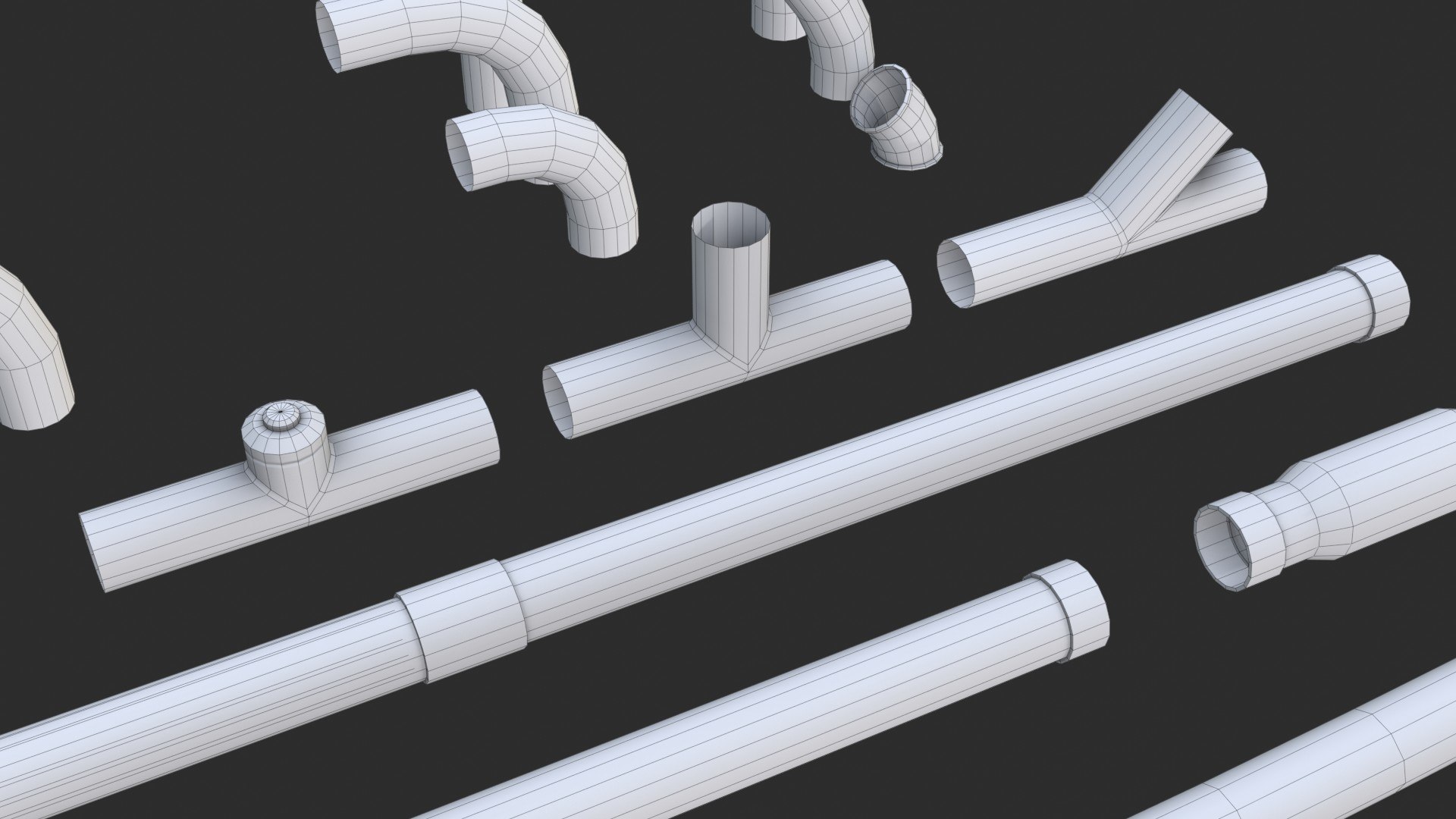 3D Modular Pipes - Sci-Fi Collection - TurboSquid 2244542