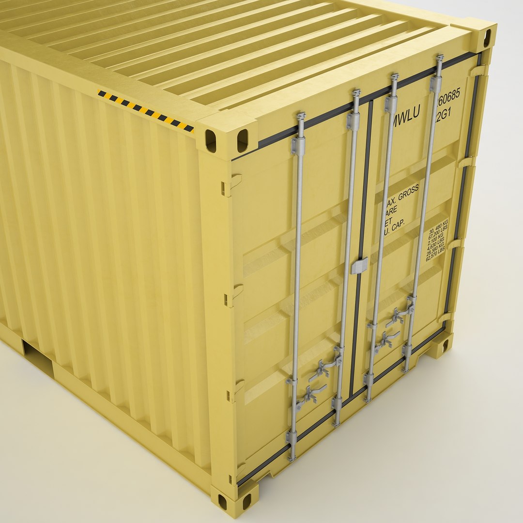 cargo container 3d max