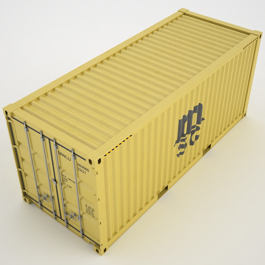 cargo container 3d max