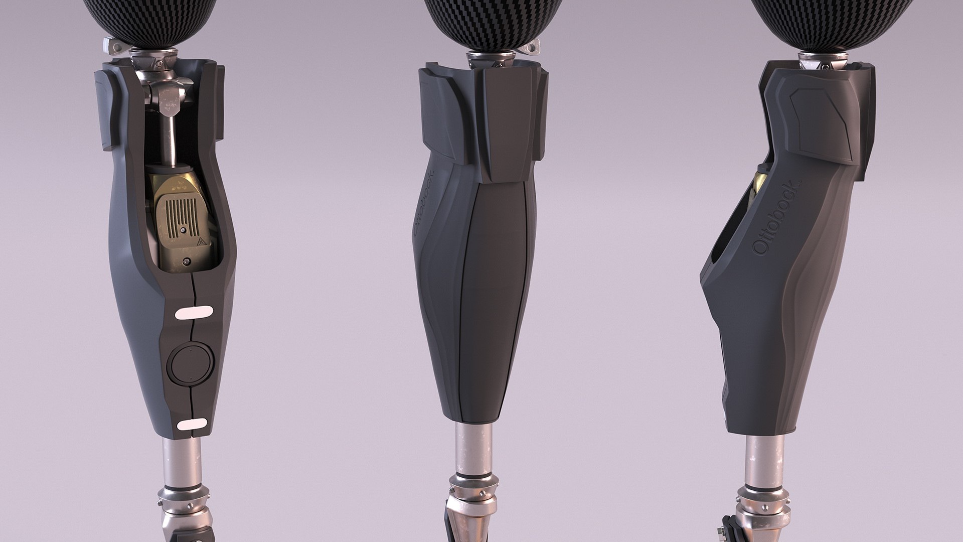 3D Model Above Knee Prosthetic Leg - TurboSquid 2161310