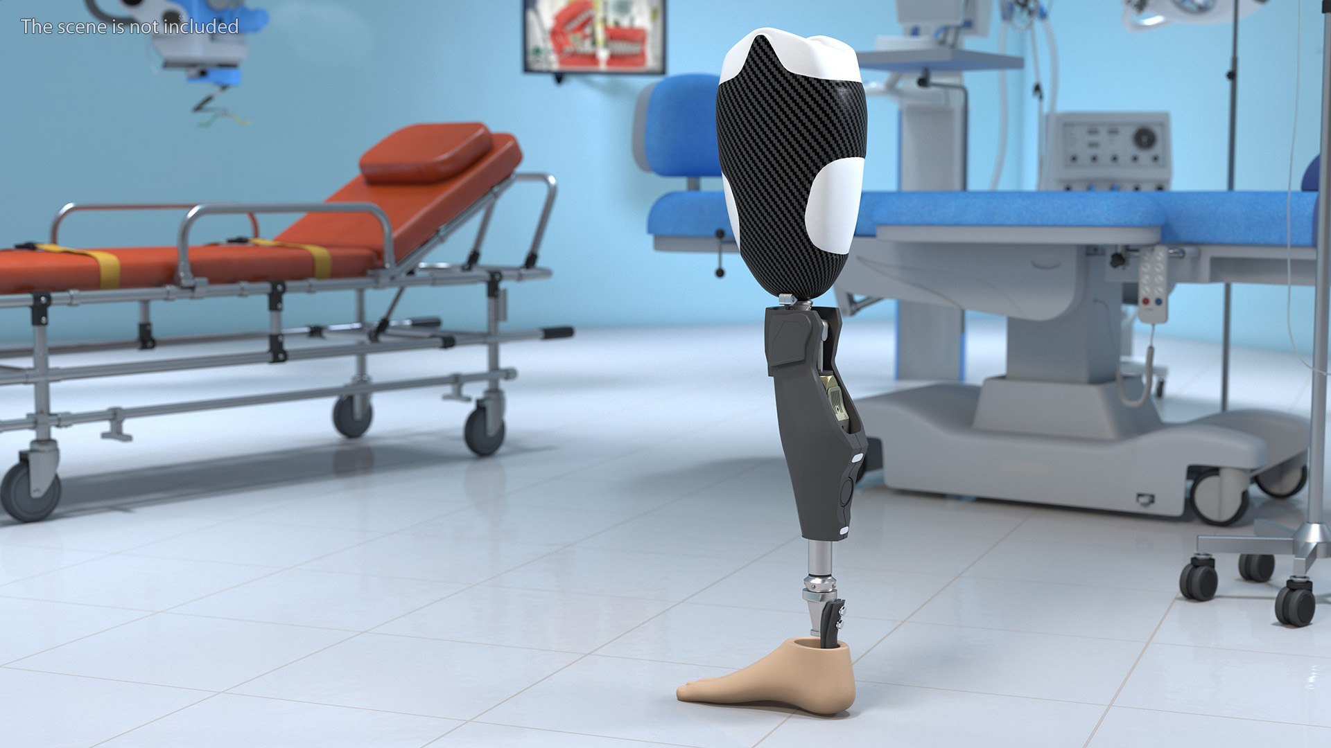 3D Model Above Knee Prosthetic Leg - TurboSquid 2161310