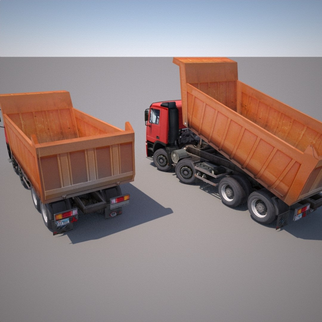 3d Model Tipper Truck