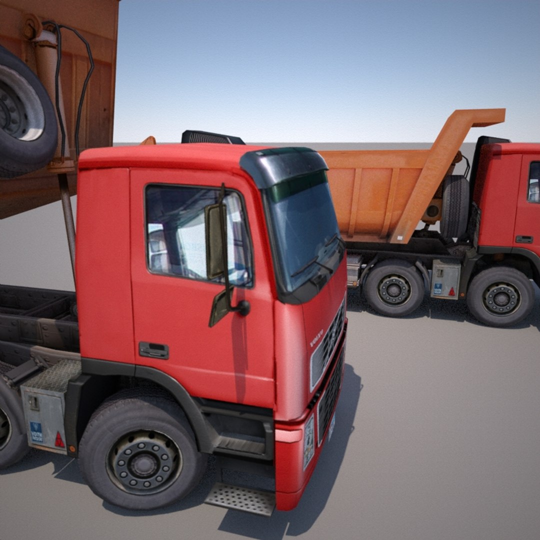 3d Model Tipper Truck