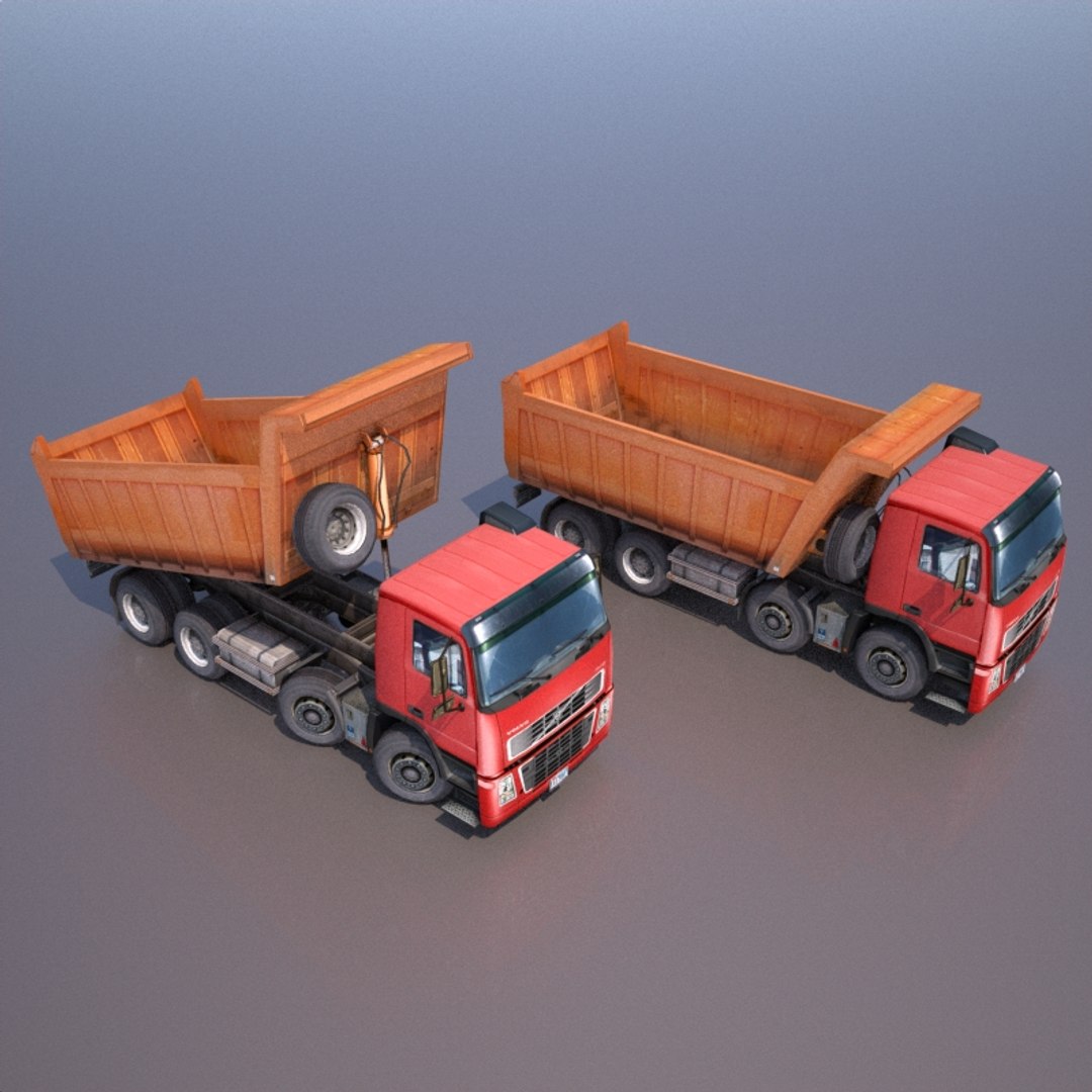 3d Model Tipper Truck