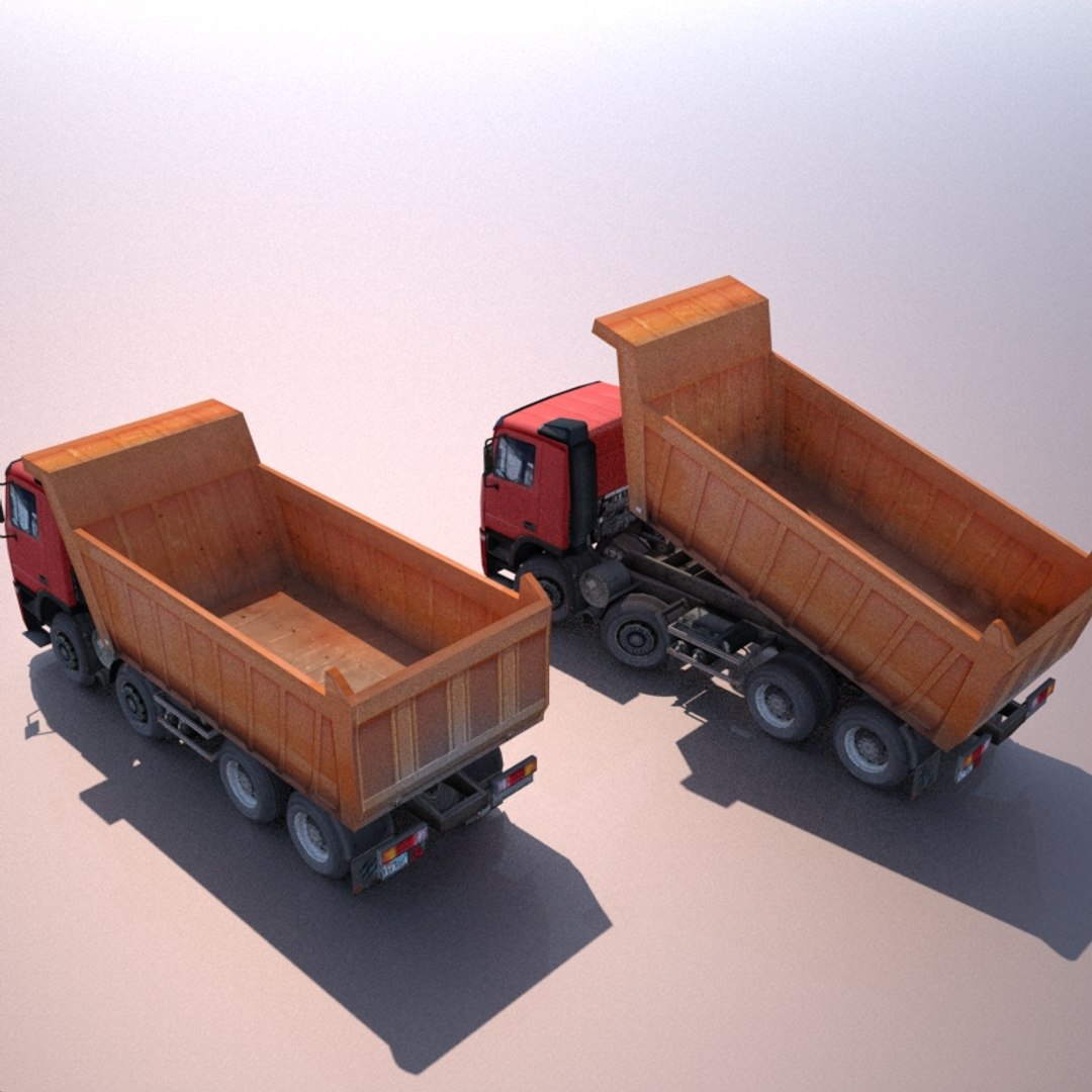 3d Model Tipper Truck