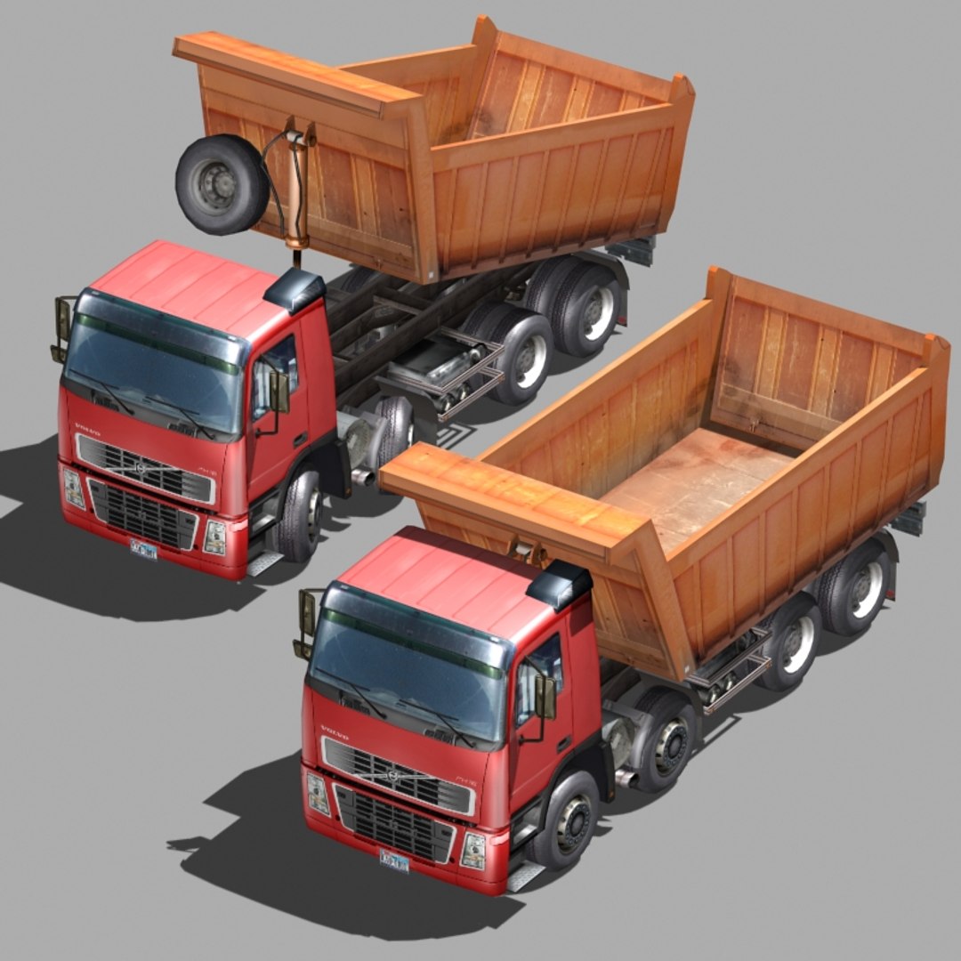 3d Model Tipper Truck