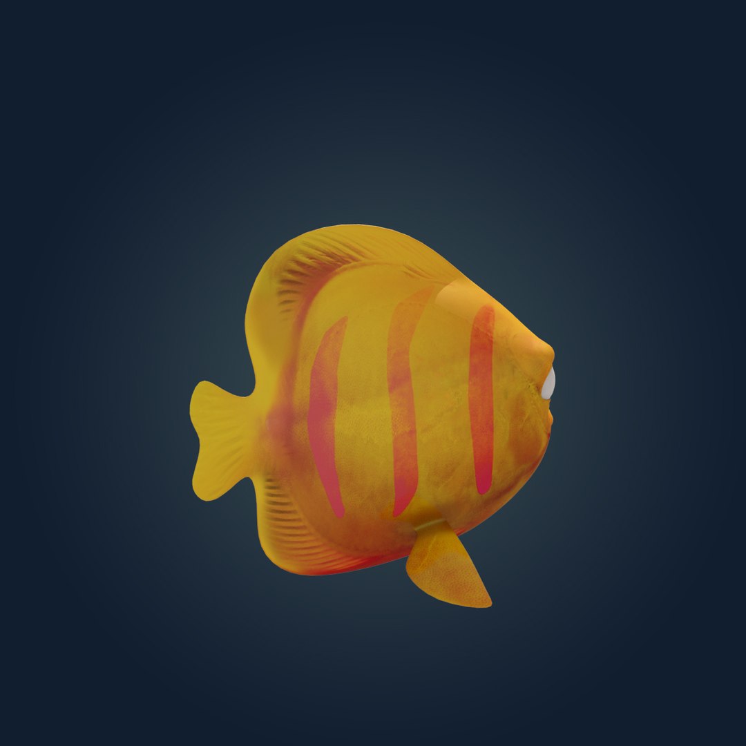 3d Max Cartoon Fish