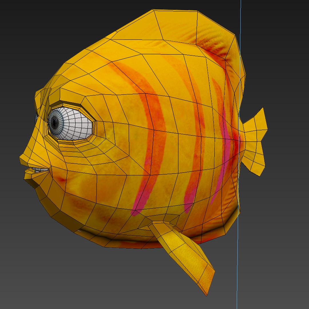3d Max Cartoon Fish