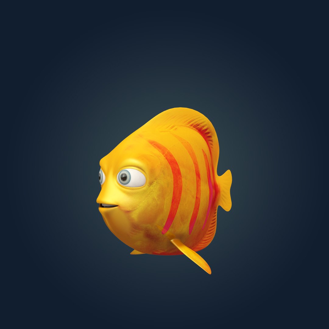 3d Max Cartoon Fish