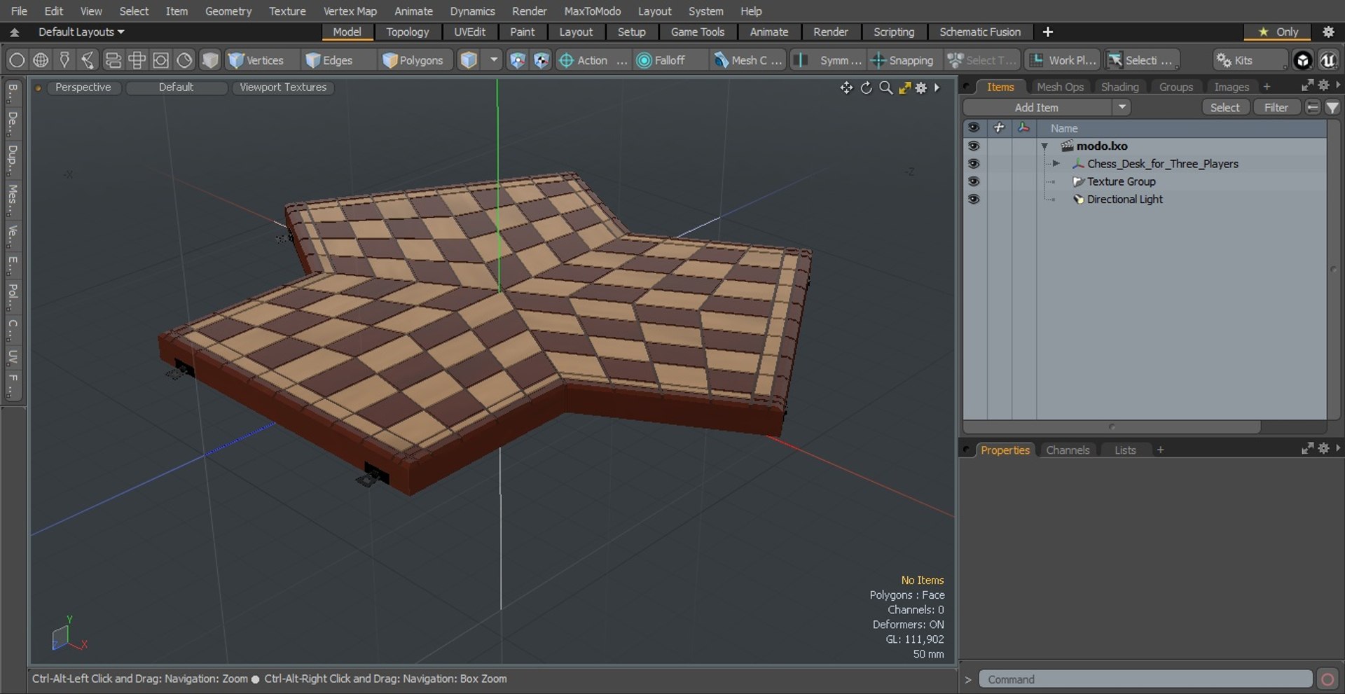 3D Chess Desk For Three Players - TurboSquid 2031793