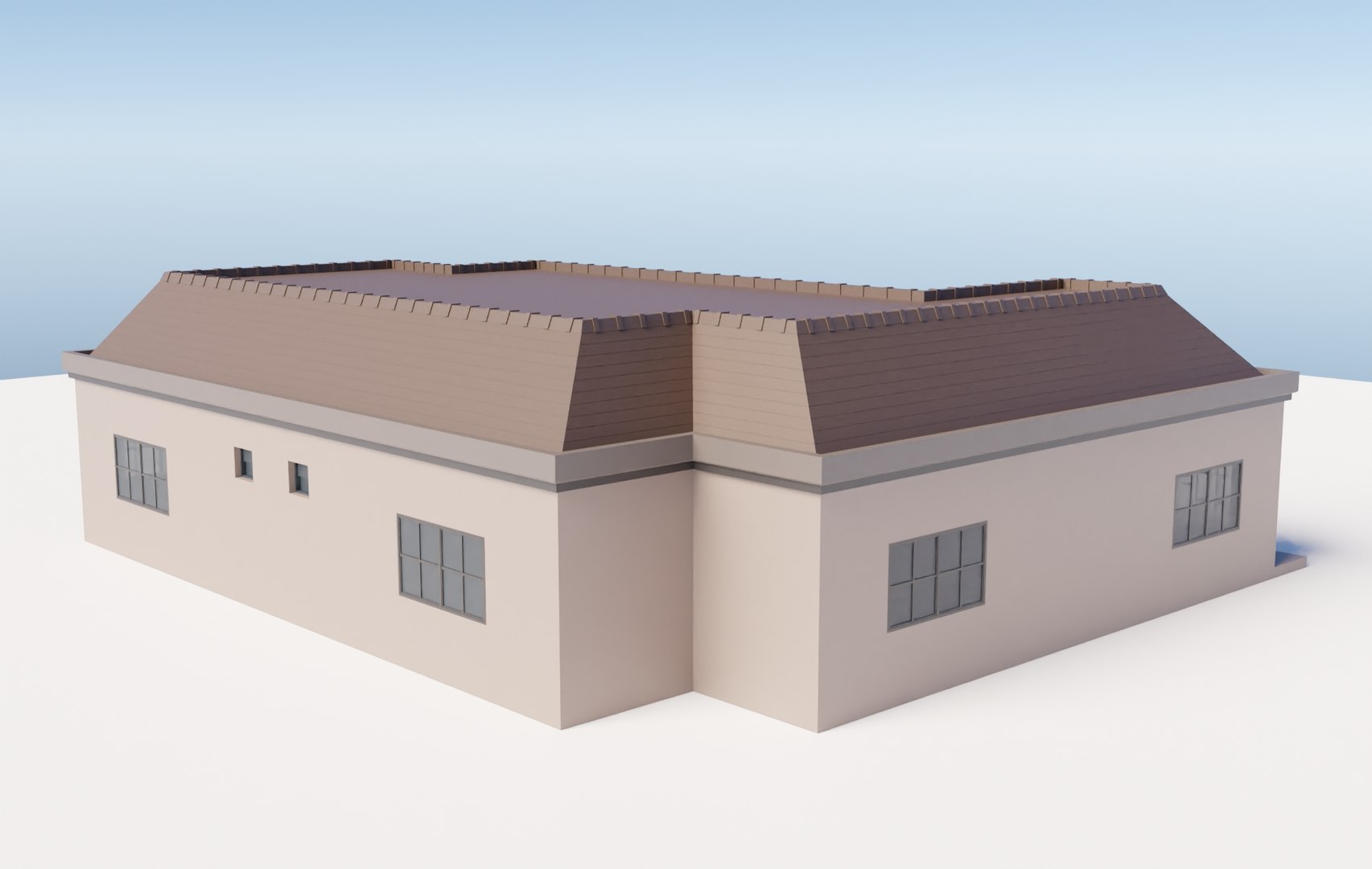 Single Storey House 2 3D Model - TurboSquid 2280332