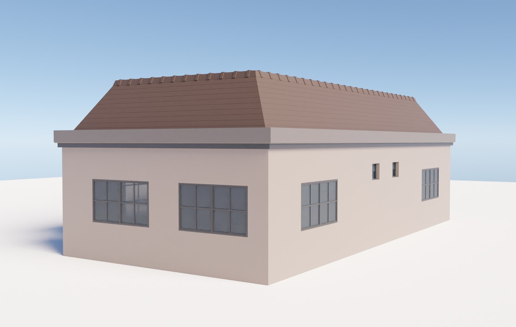 Single Storey House 2 3D Model - TurboSquid 2280332