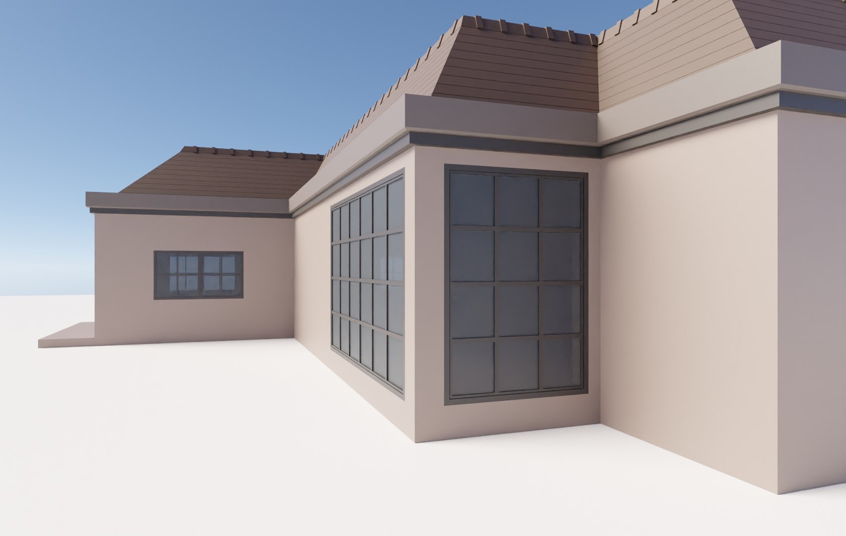 Single Storey House 2 3D Model - TurboSquid 2280332