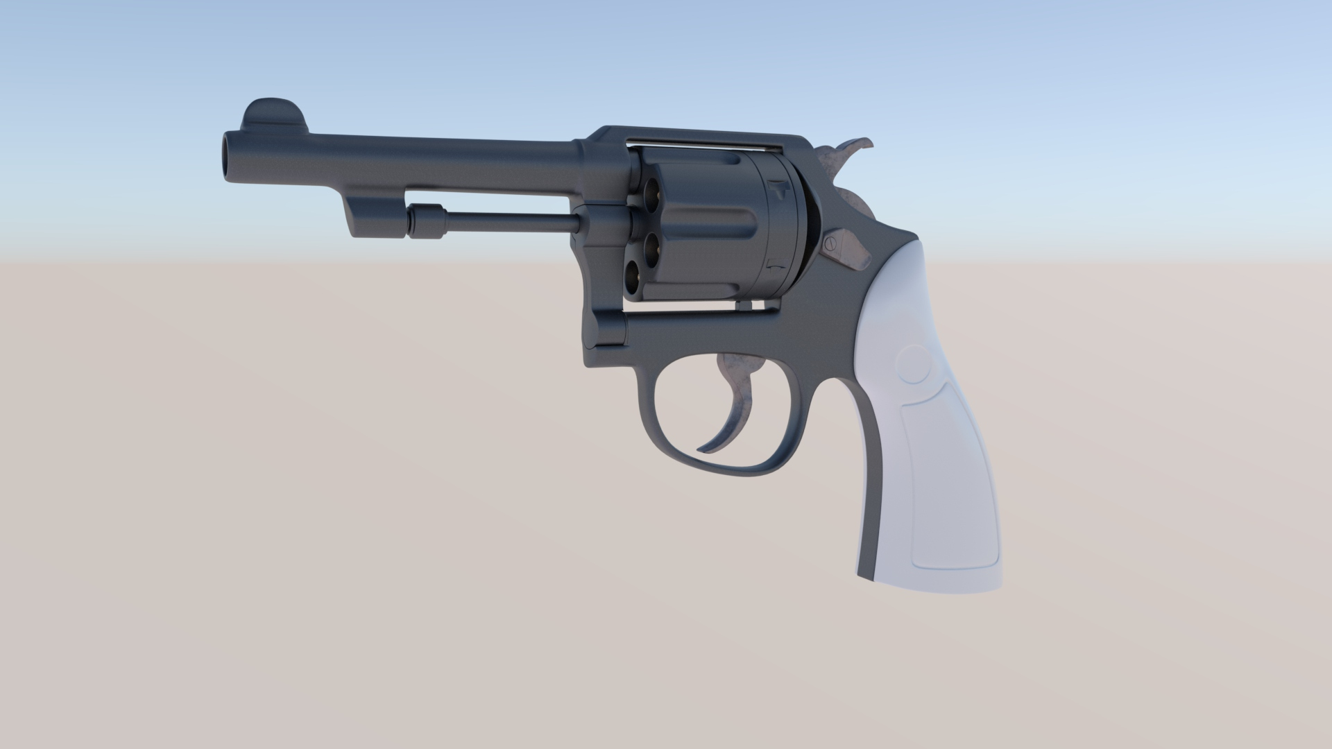 Revolver SmithWesson Model Model - TurboSquid 2093858