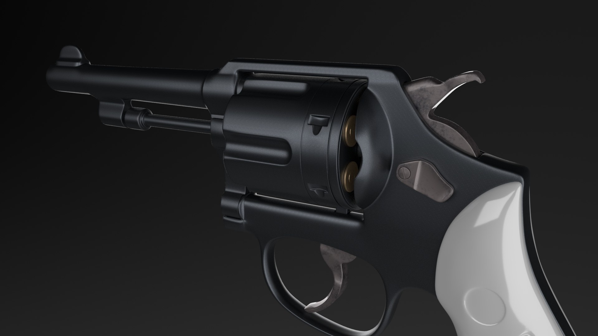 Revolver SmithWesson Model Model - TurboSquid 2093858