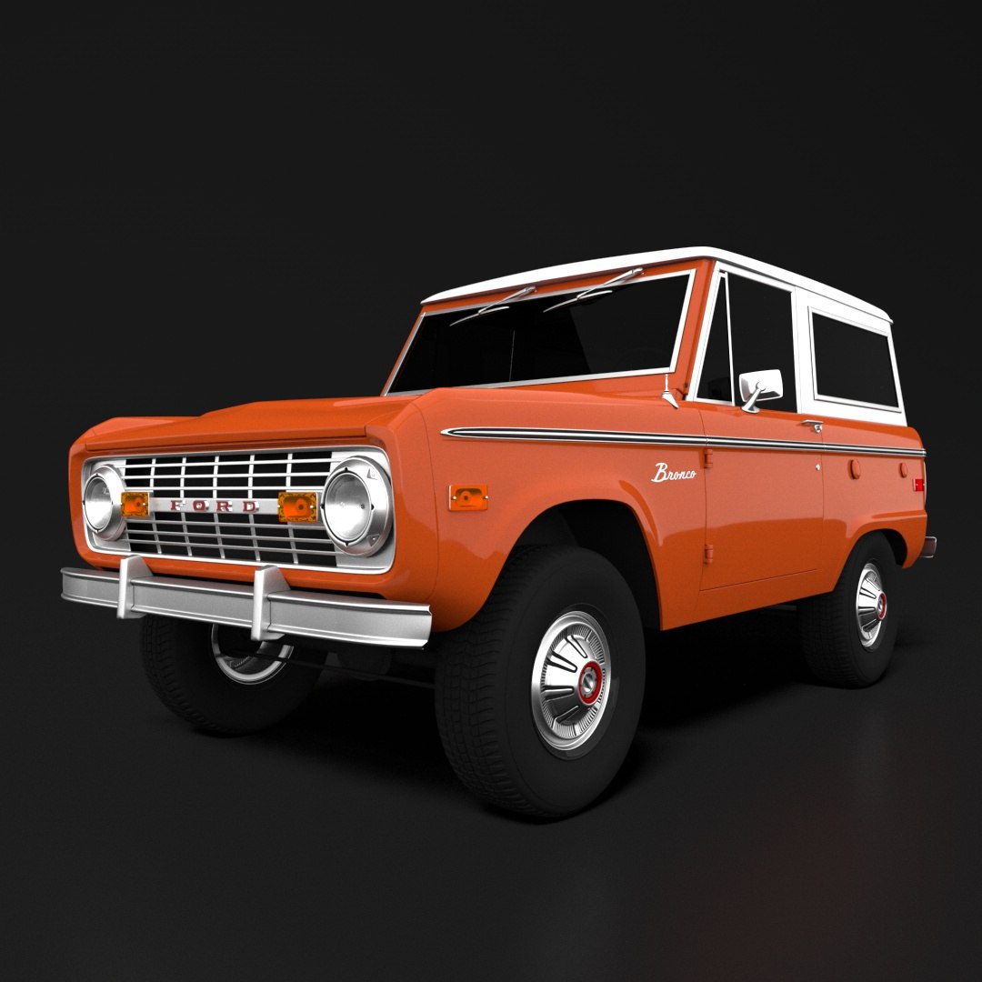 Ford Bronco 3D Model - TurboSquid 2328786