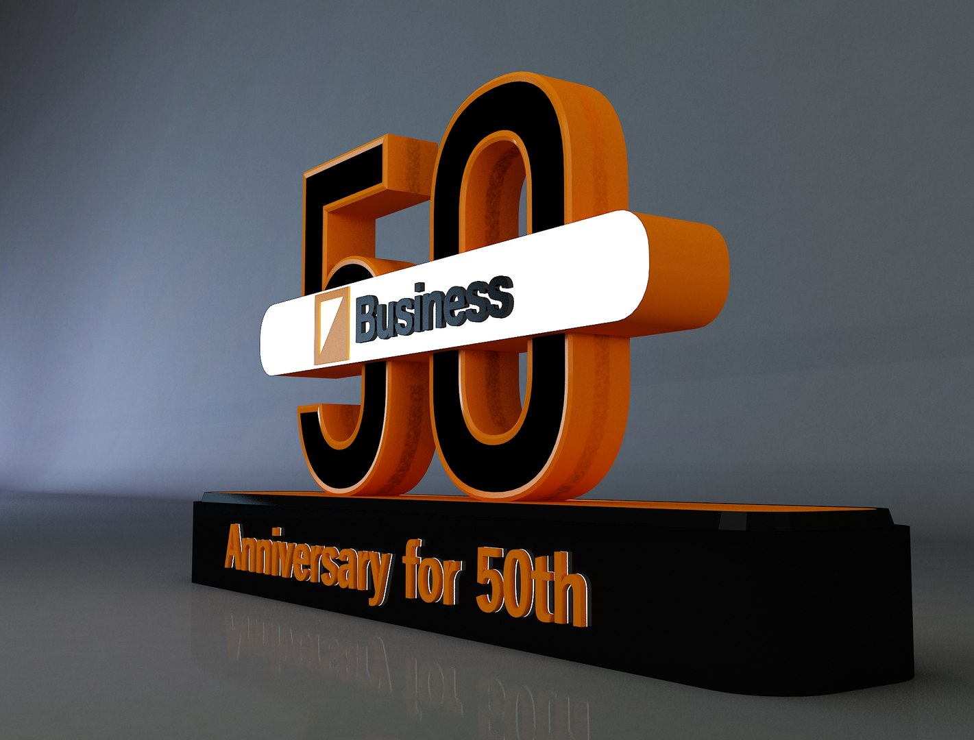 3D model 50 years anniversary 3d model a661c - TurboSquid 2174191