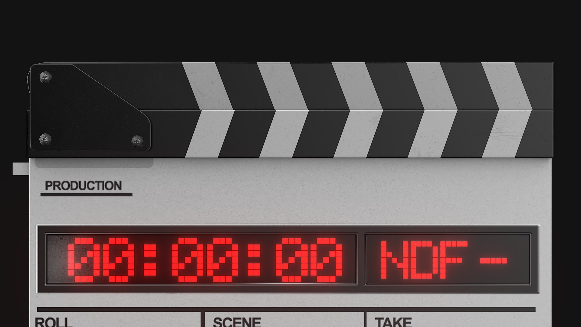 Digital Clapperboard Model - TurboSquid 2225995