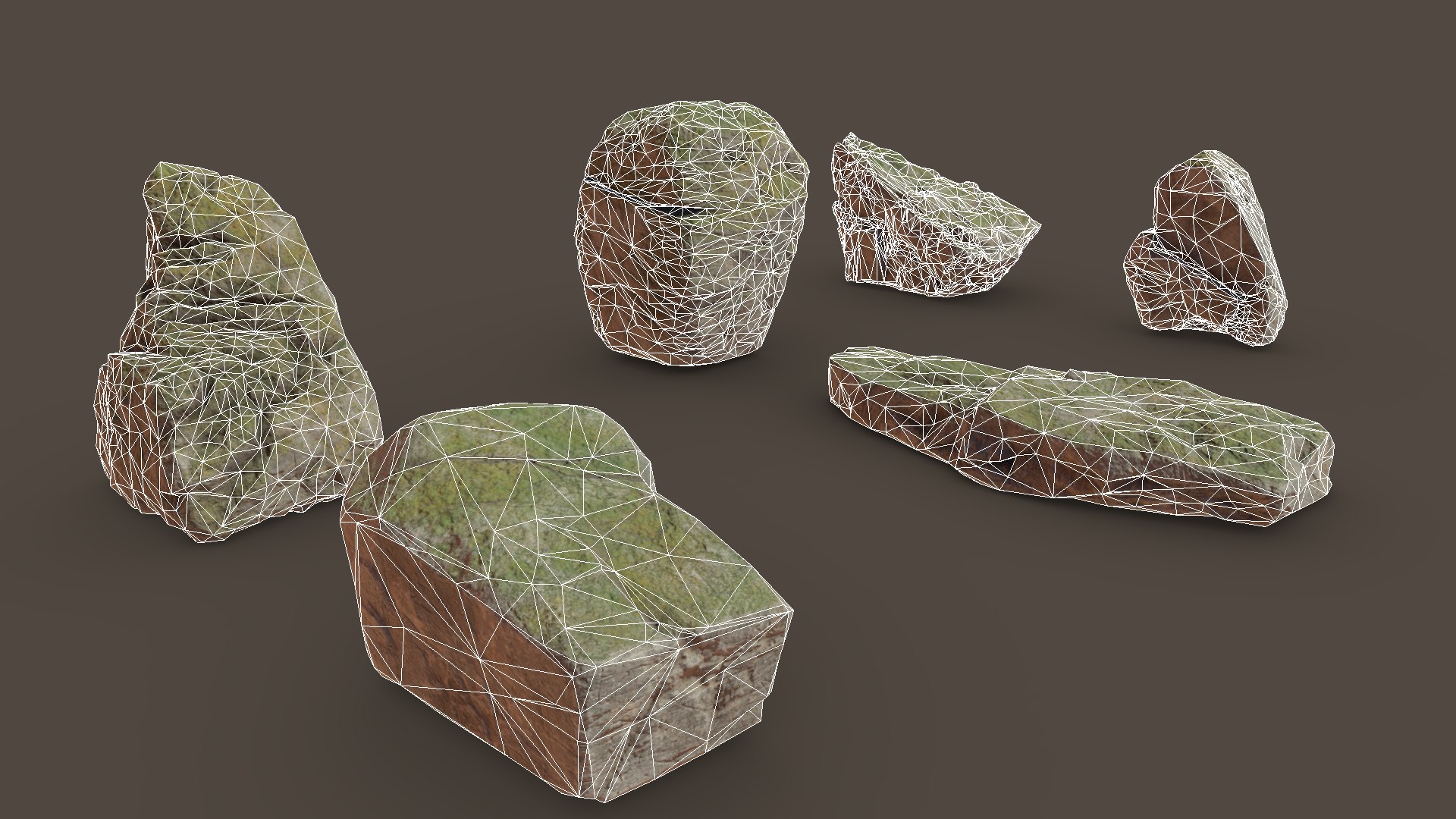 Free Realistic Rocks - Asset LowPoly 3D Model - TurboSquid 2272621
