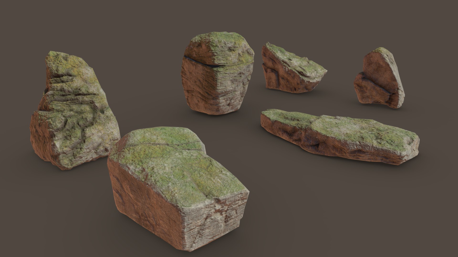 Free Realistic Rocks - Asset LowPoly 3D Model - TurboSquid 2272621