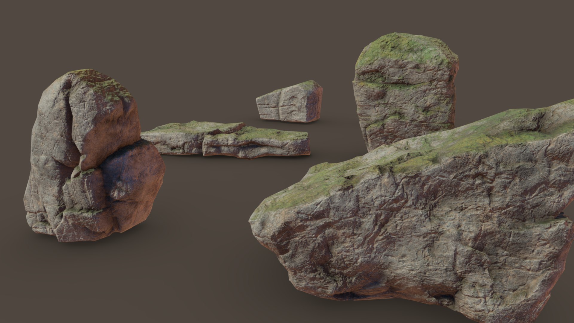 Free Realistic Rocks - Asset LowPoly 3D Model - TurboSquid 2272621