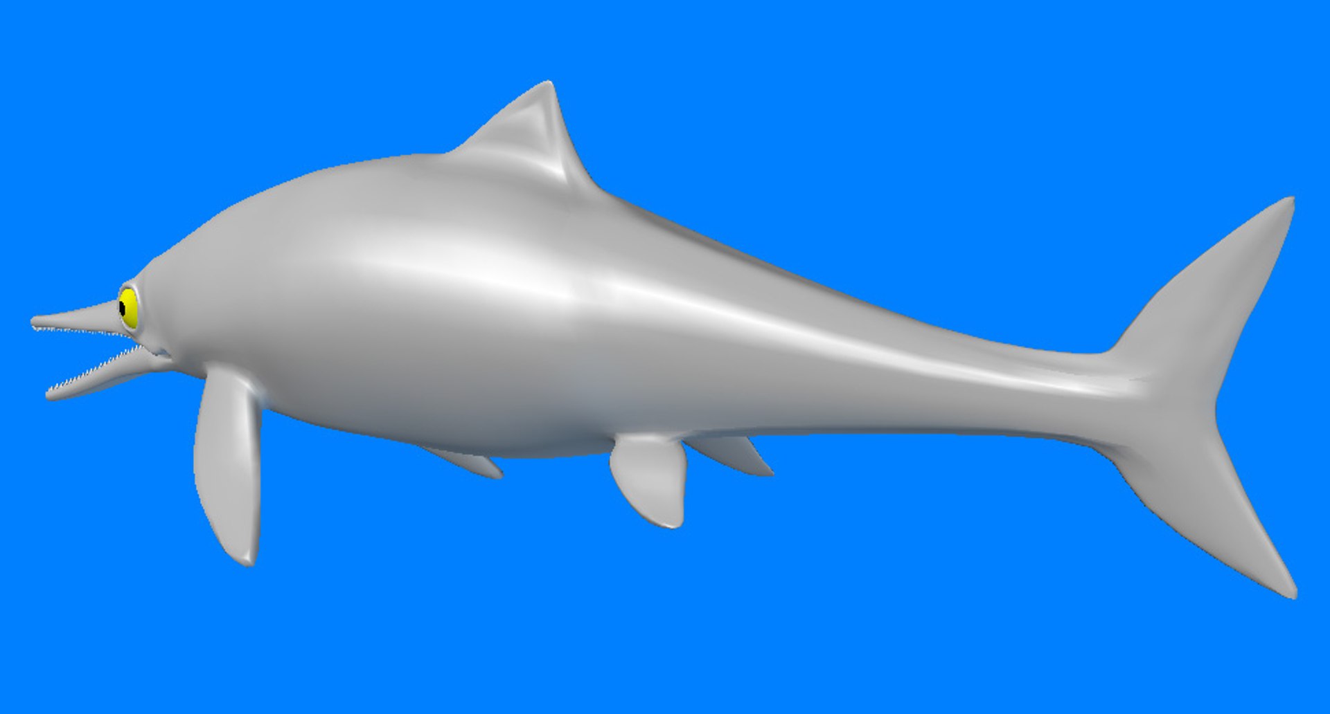 3d Ichthyosaurus Dinosaur