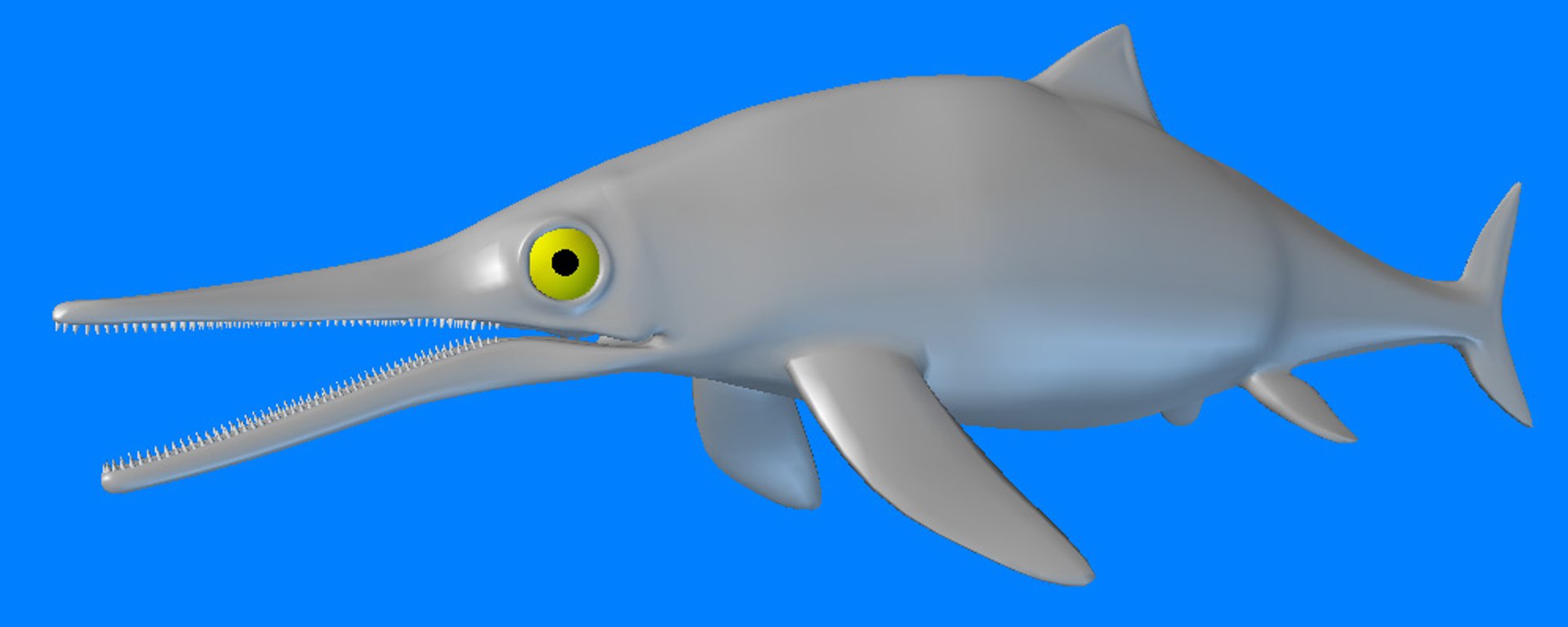 3d Ichthyosaurus Dinosaur